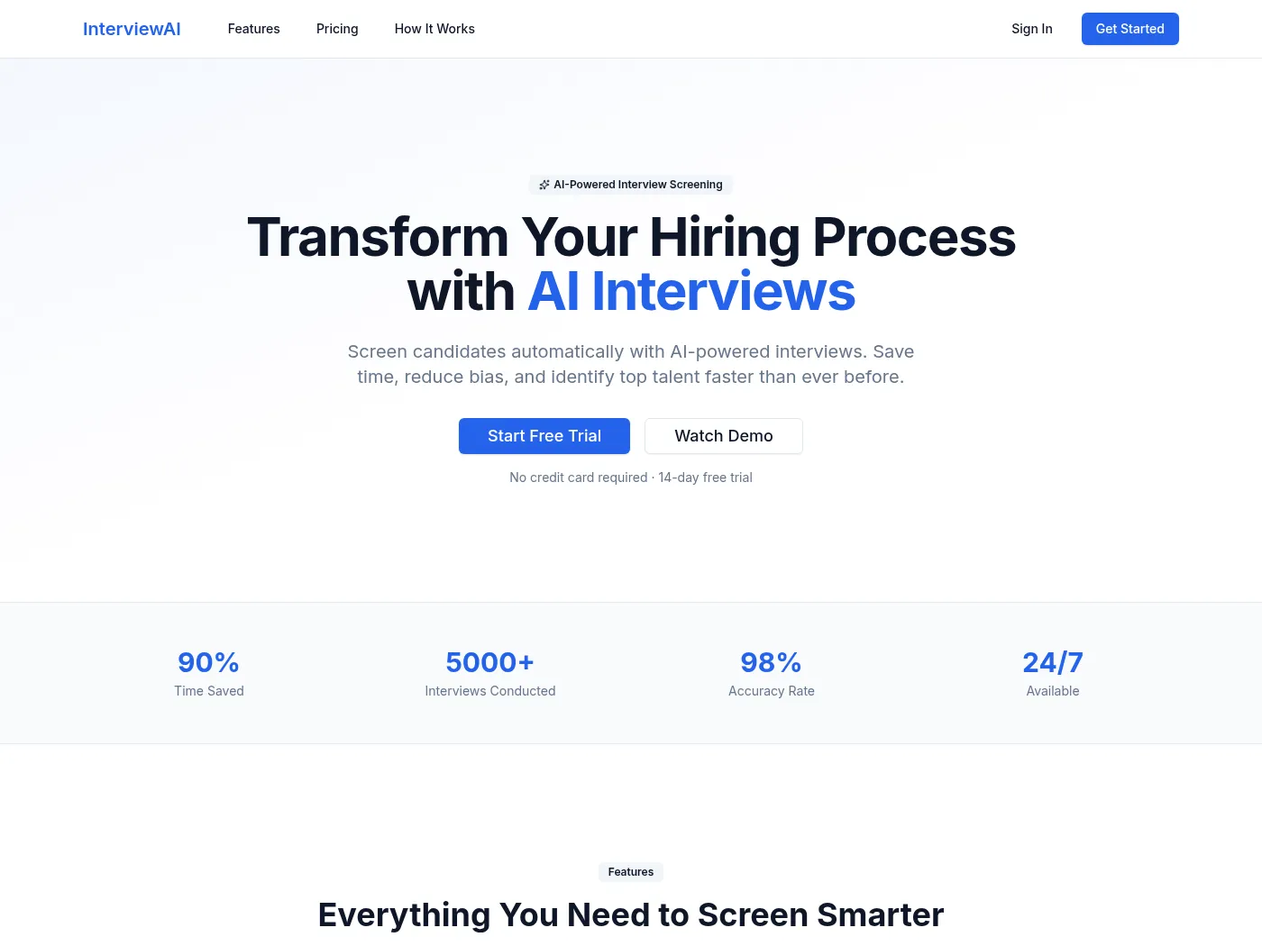 AI Interview Screening Platform for HR Teams