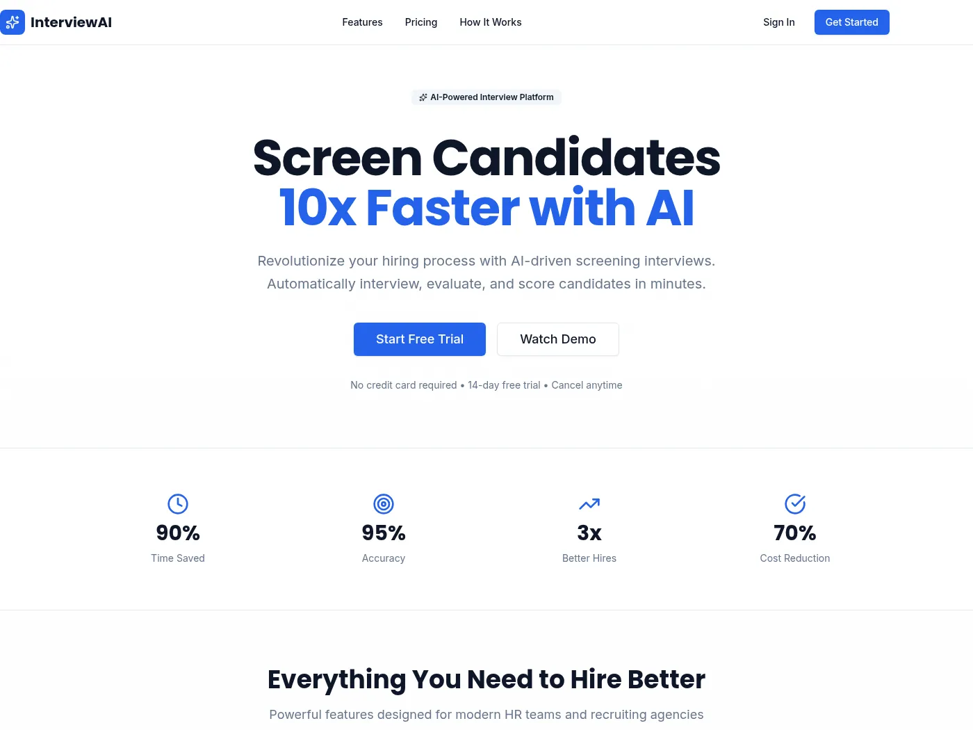 AI Interview Screening Platform