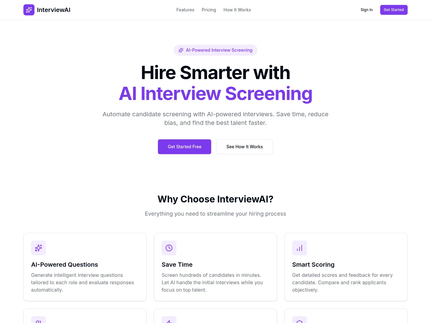 AI Interview Screening Platform