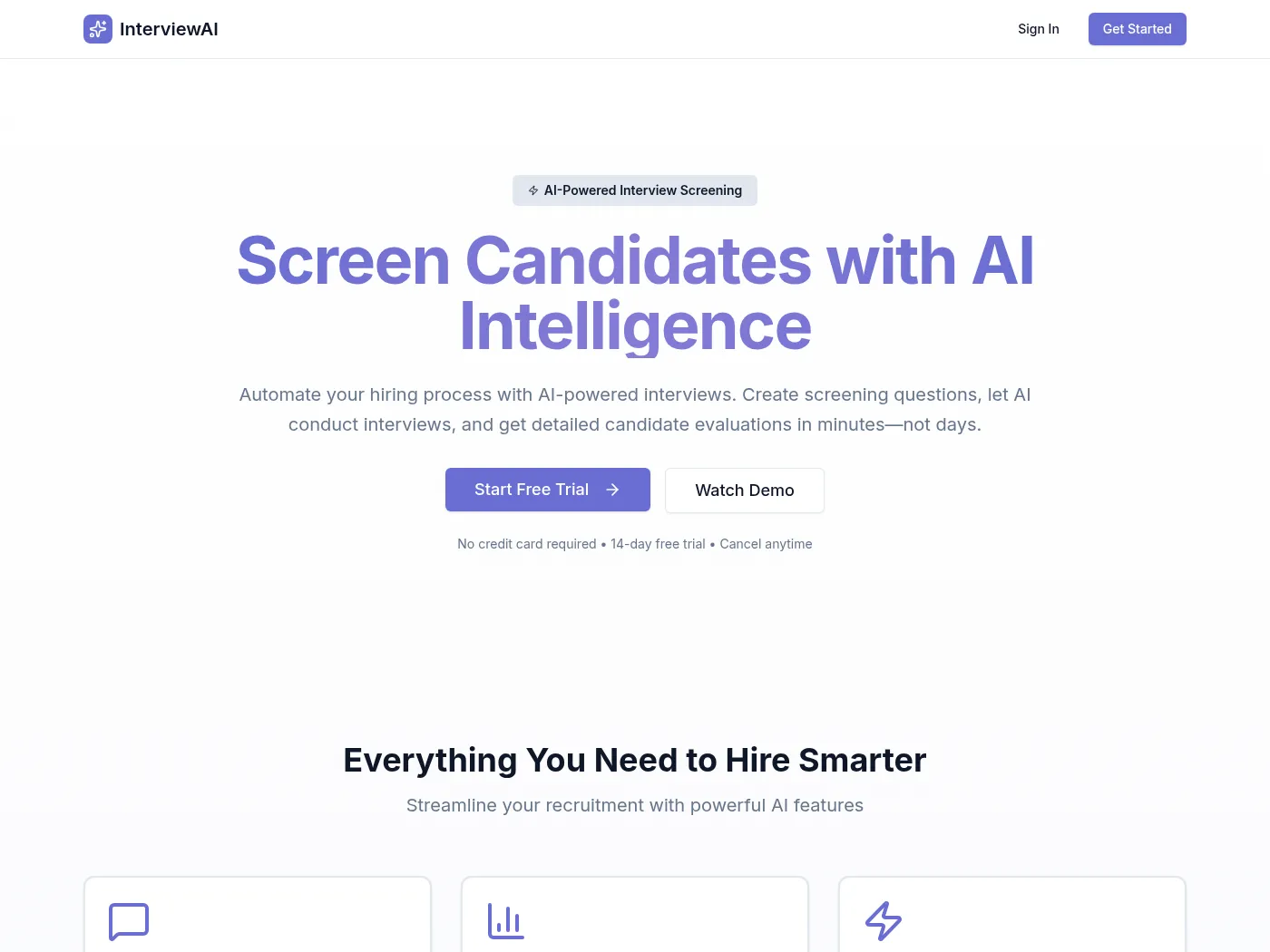 AI Interview Screening Platform for Recruiters