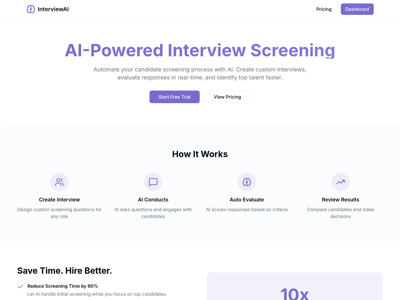 AI Interview Screening Platform