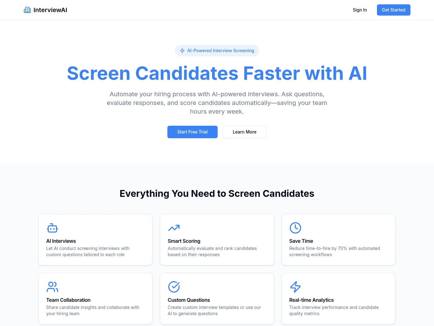 AI Interview Screening Platform for Recruiters and HR