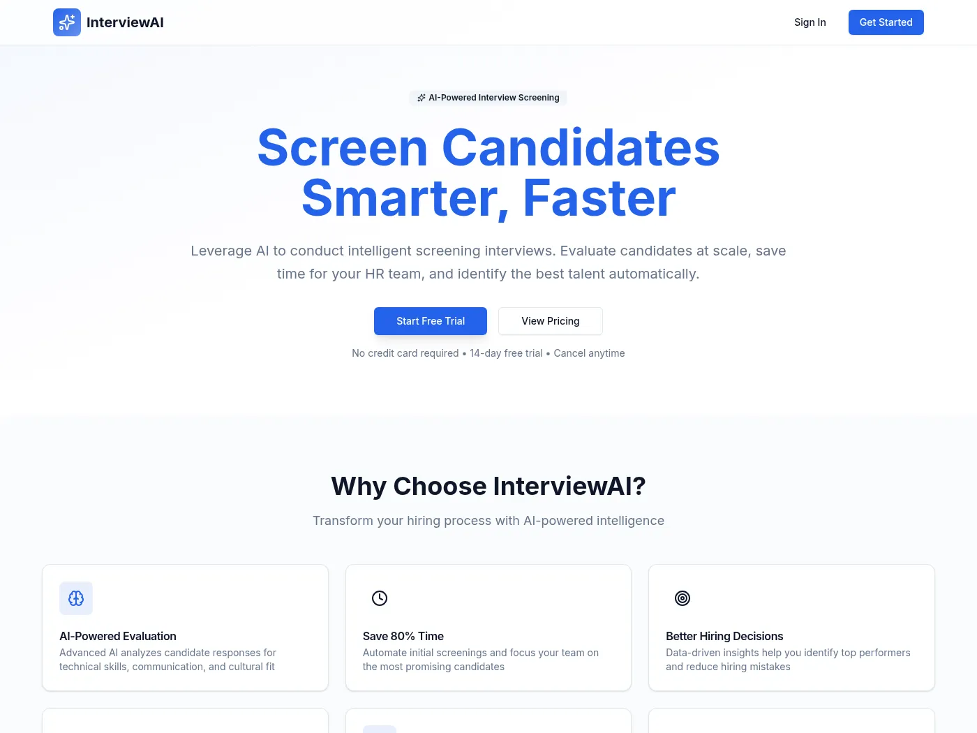 AI Interview Screening Platform for Recruiters and HR Teams