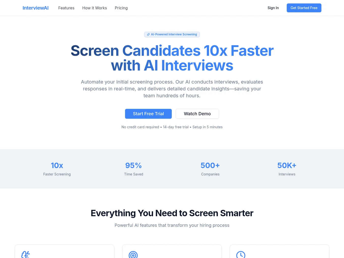 AI Interview Screening Platform