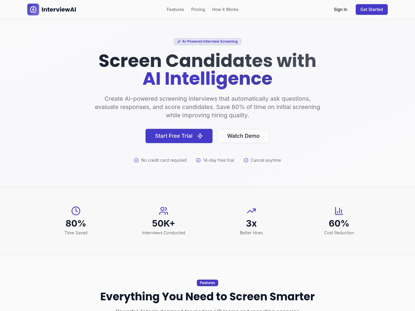 AI Interview Screening Platform