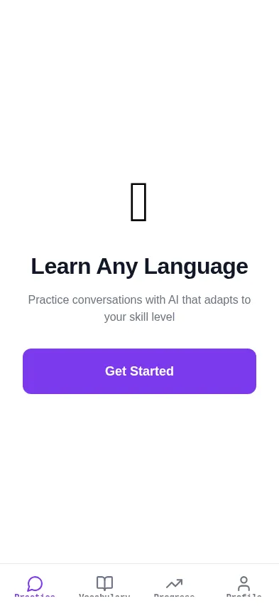 AI-Powered Language Tutor Mobile App