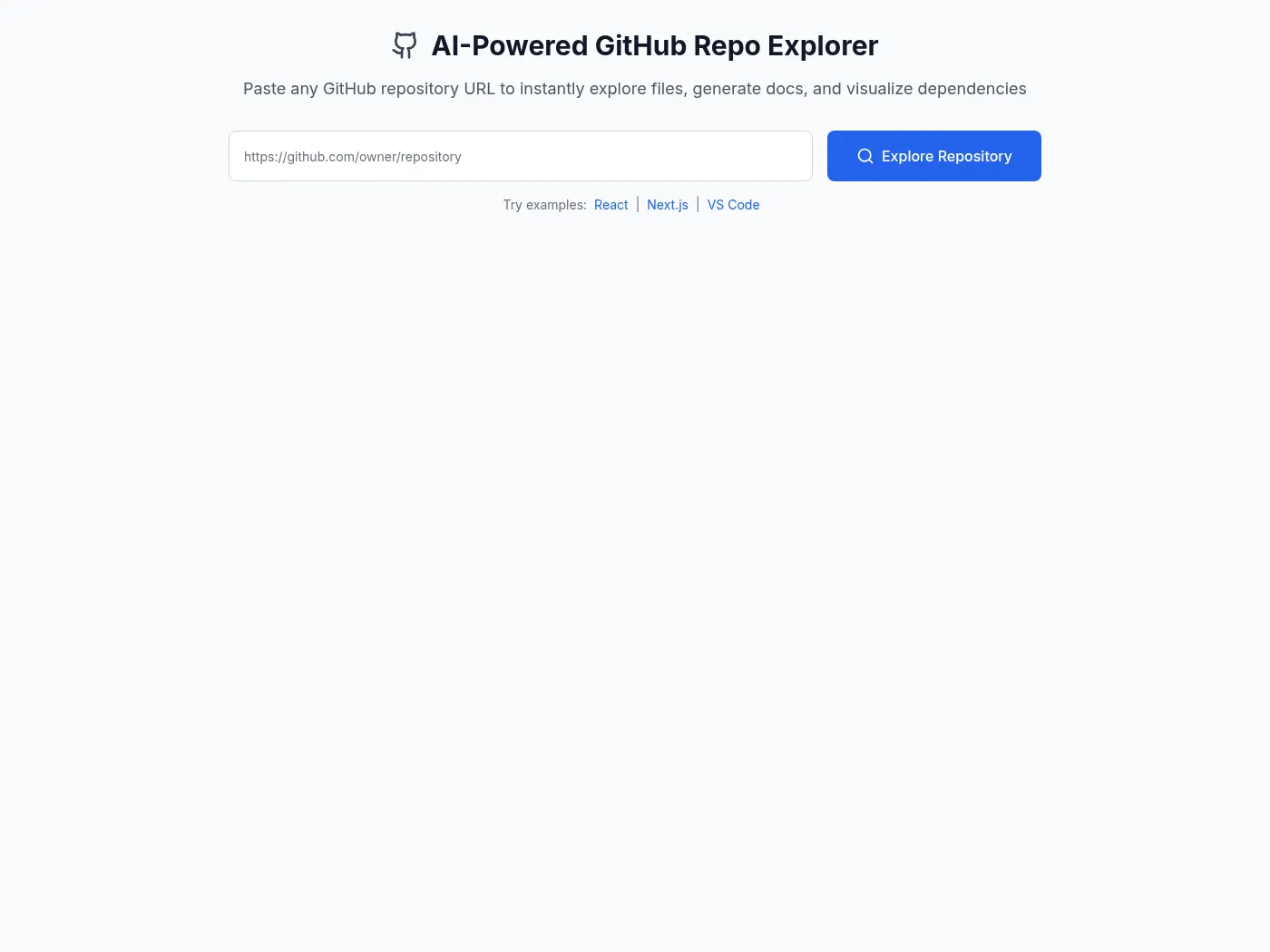AI-Powered GitHub Repo Explorer