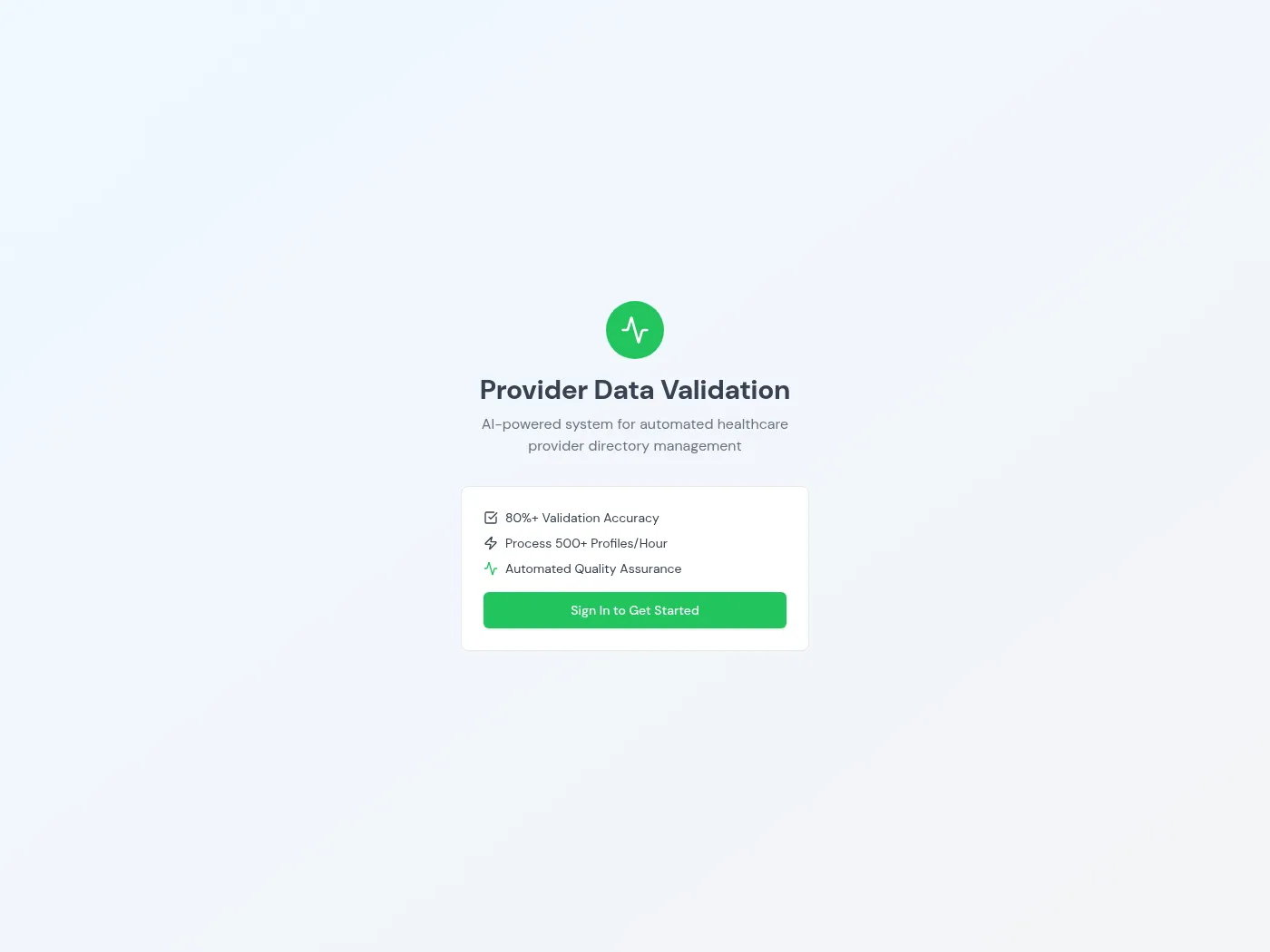 AI-Powered Provider Data Validation & Directory Management System