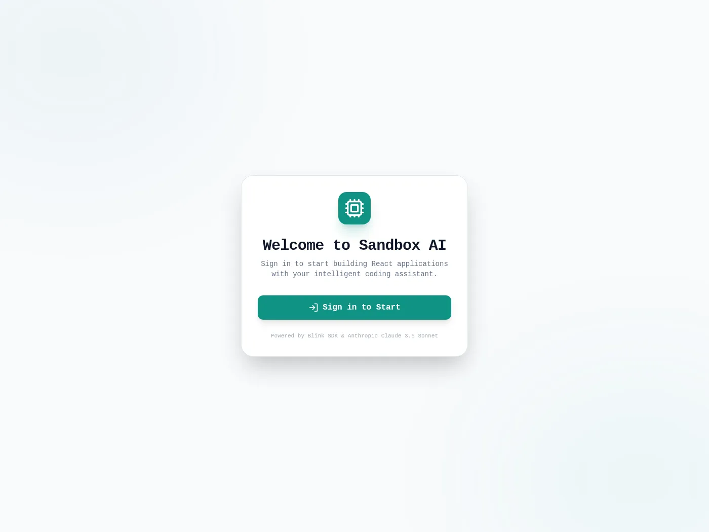 AI React Sandbox Assistant