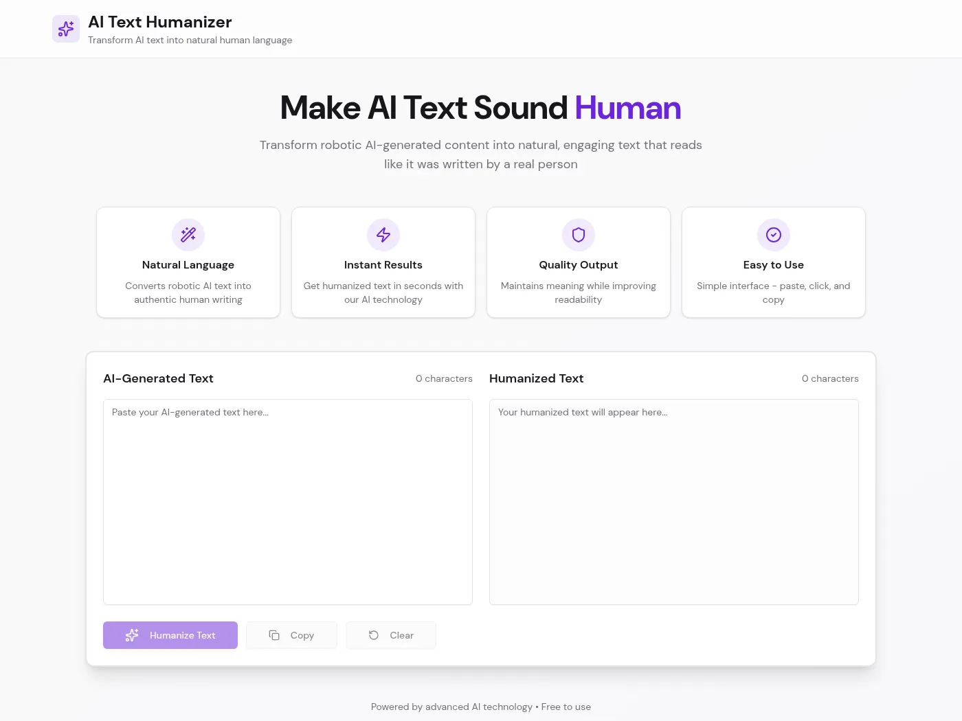 AI Text Humanizer