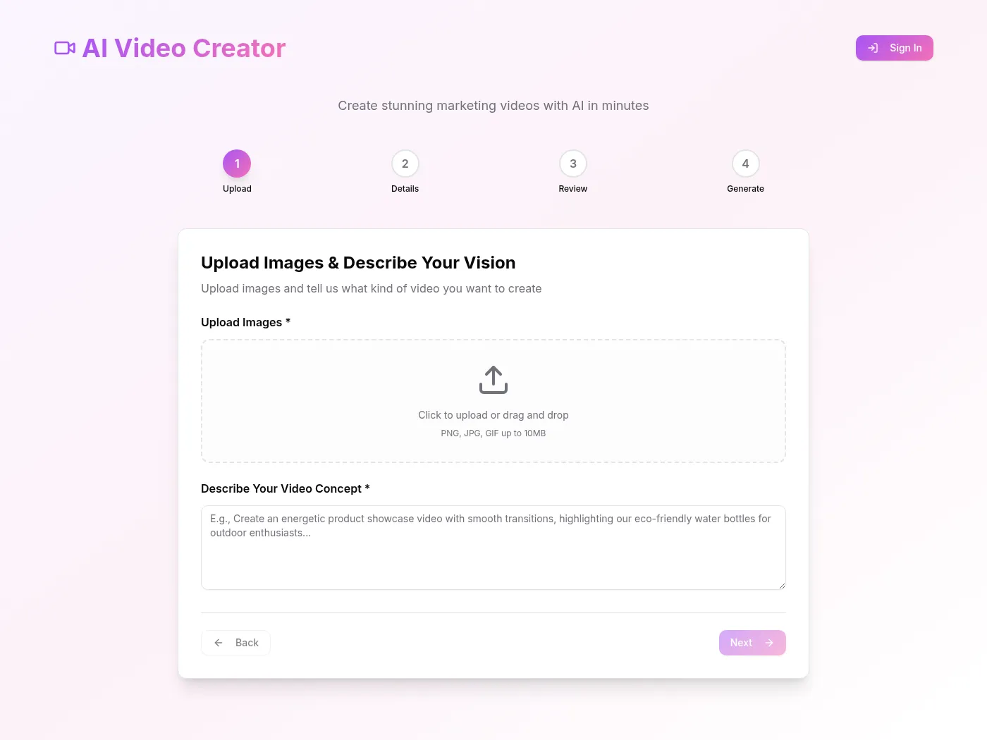 AI-Powered Video Creator for Marketing & Branding