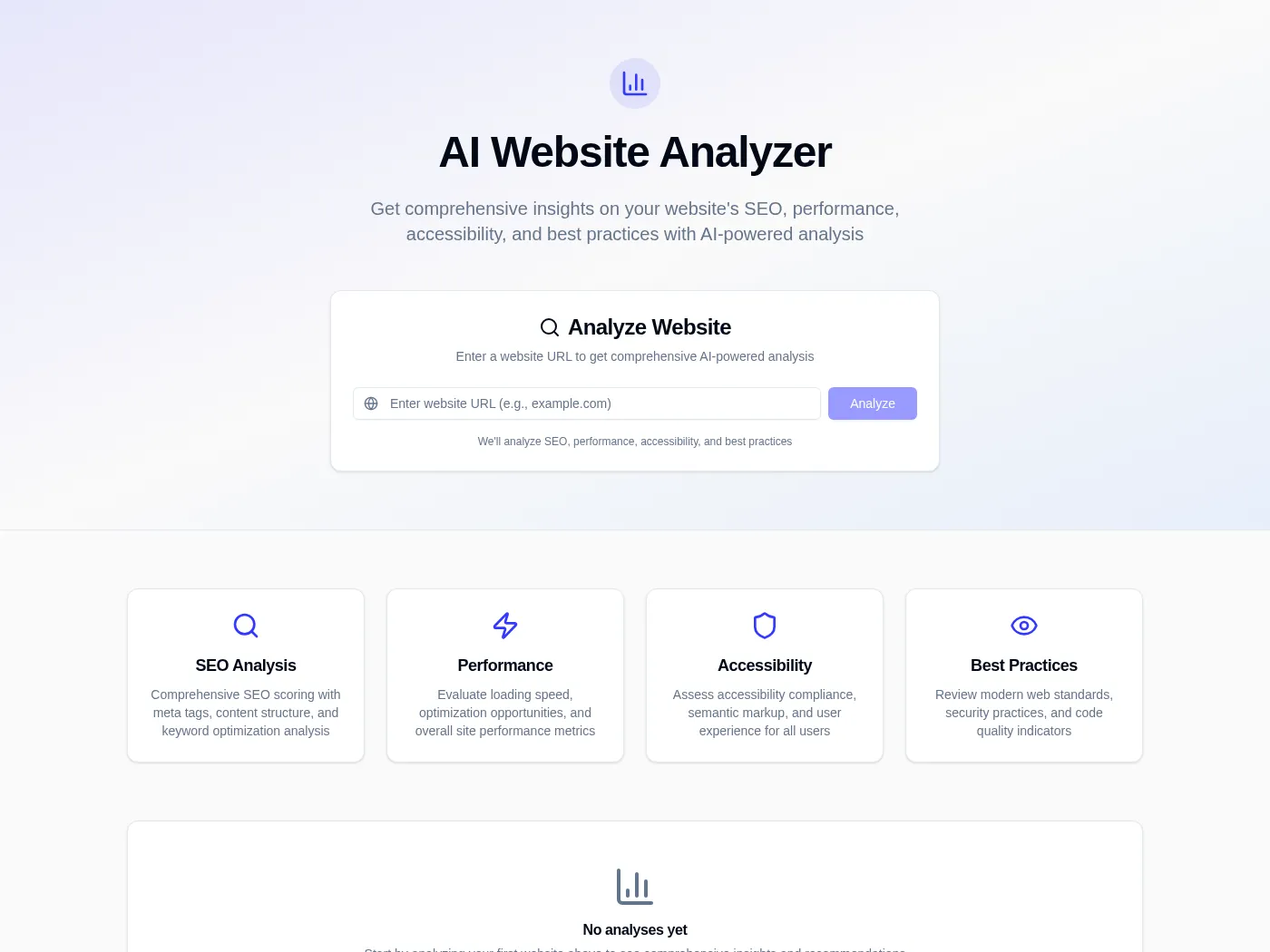 AI Website Analyzer