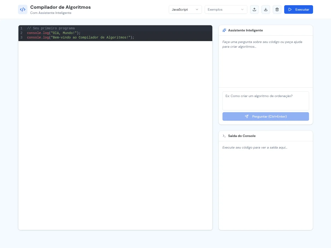 Algorithm Code Compiler with Smart Coding Assistant