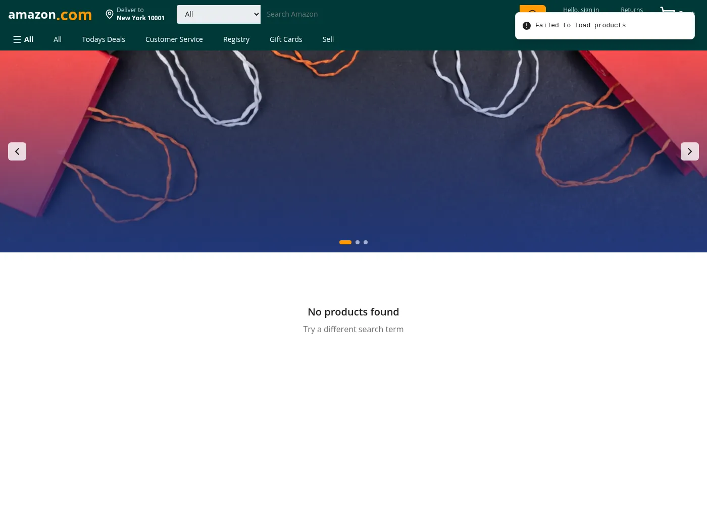 Amazon.com E-commerce Web Clone