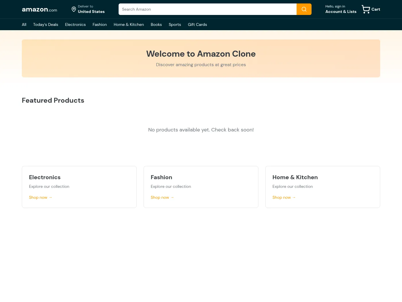 Amazon Clone