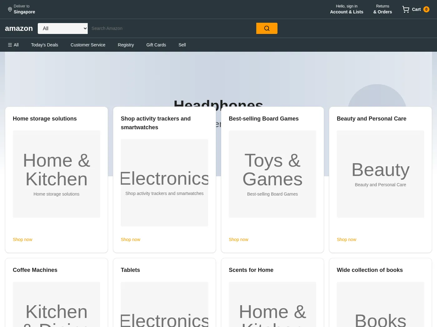 Amazon Clone Ecommerce Platform