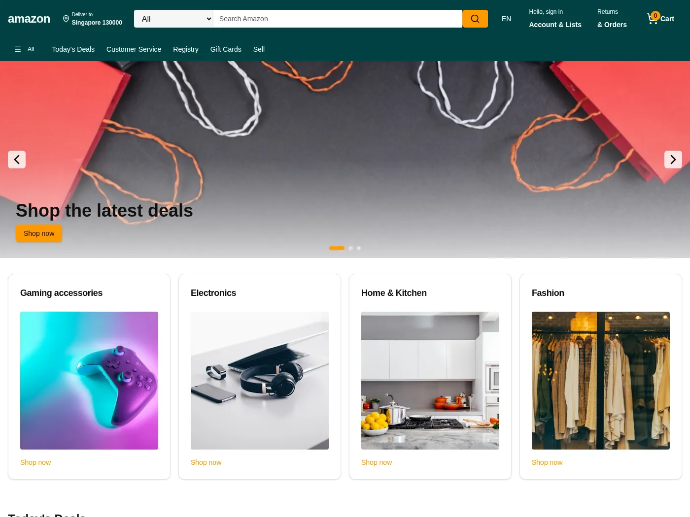 Amazon.com Commerce Platform Clone