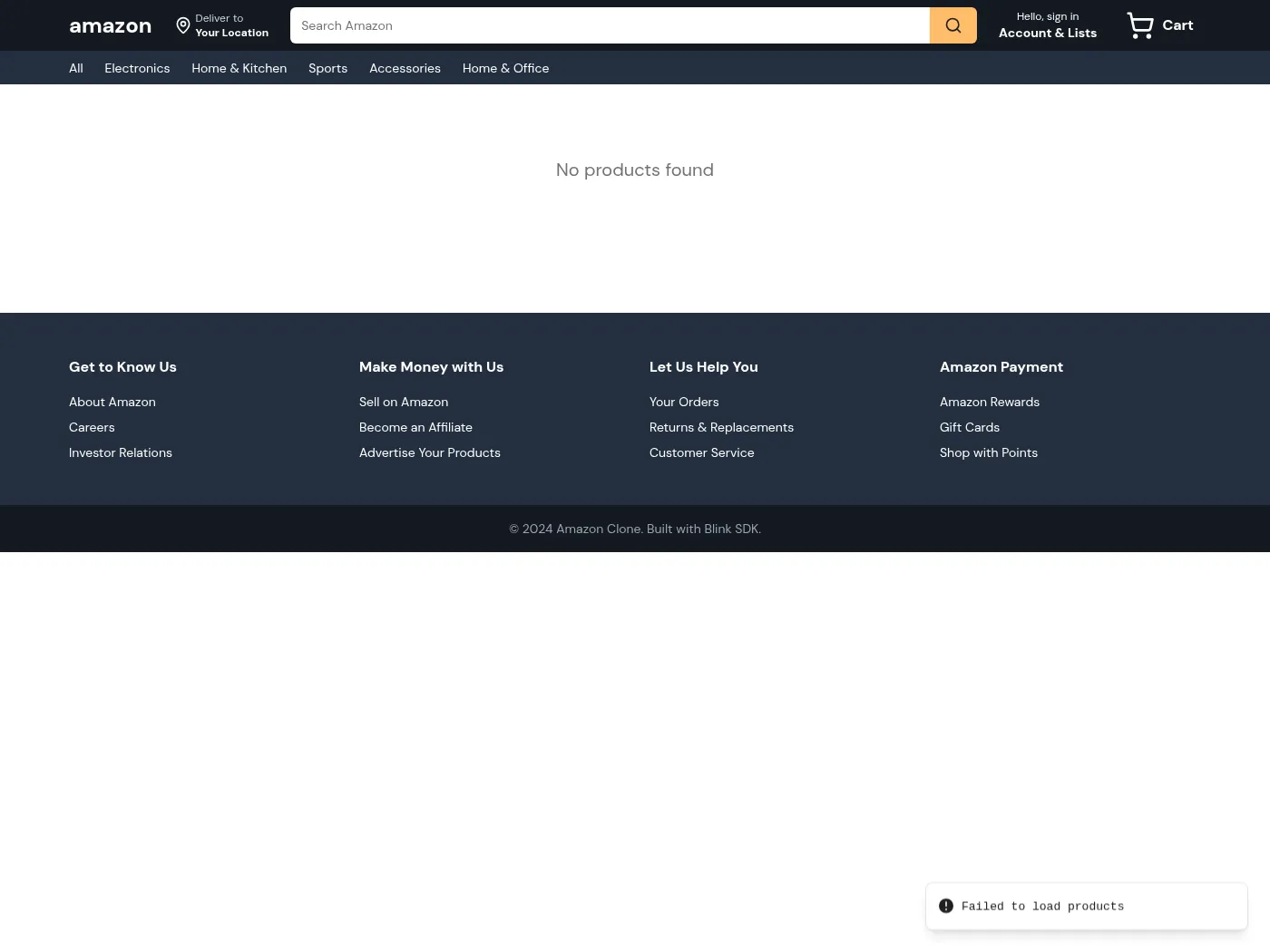 Amazon Clone - Full-Featured E-Commerce Platform