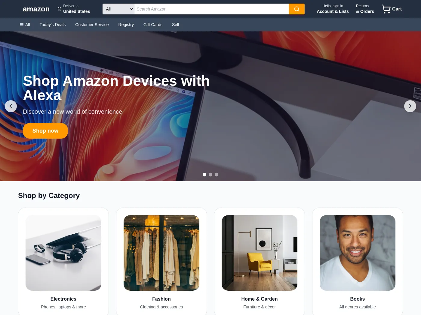 Amazon.com Clone