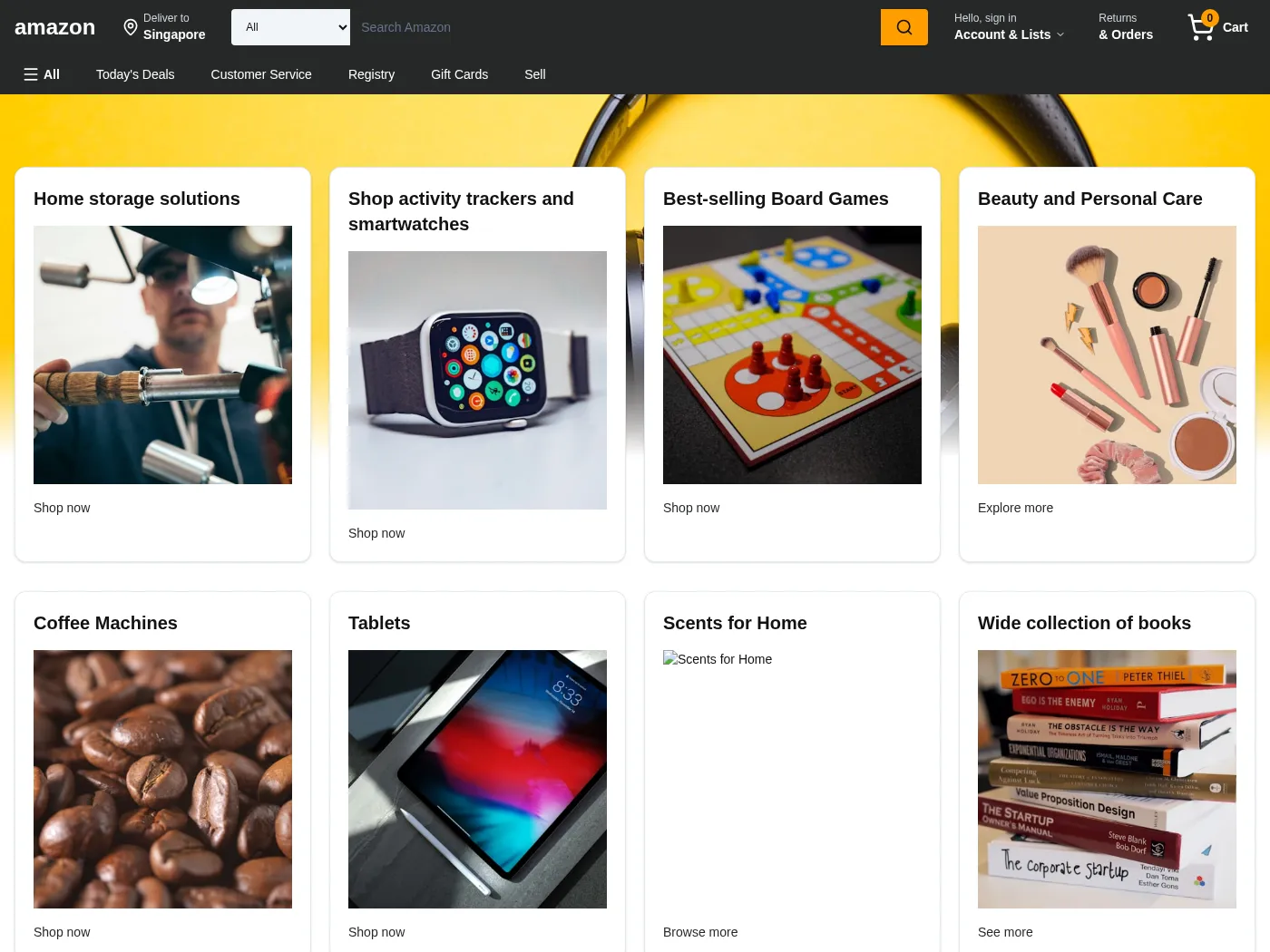 Amazon.com Ecommerce Web Clone