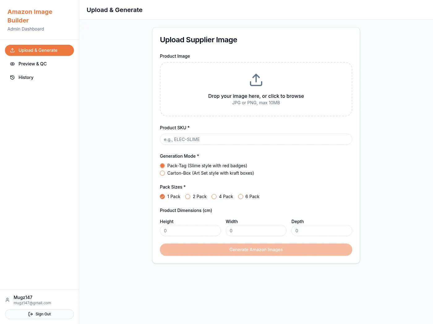 Amazon Image Builder: Automated SKU Image Generation Platform