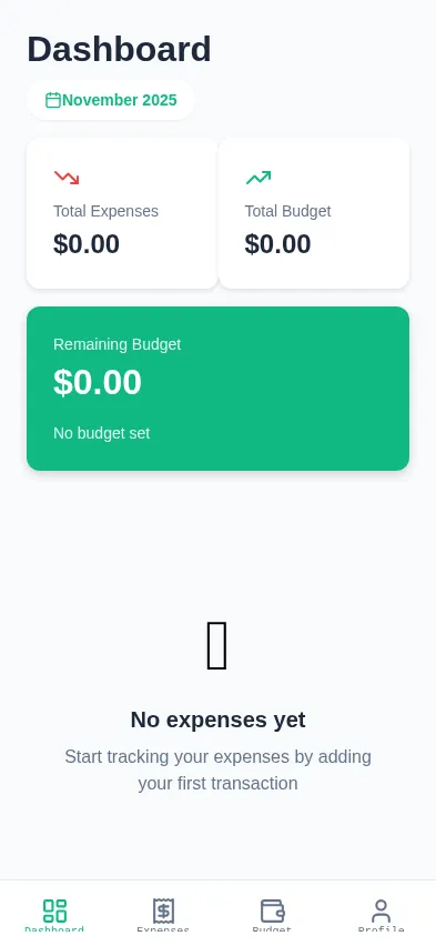 Android Budget & Expense Tracker