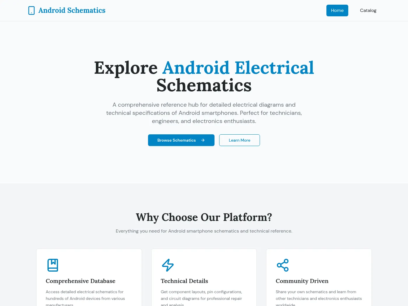 Android Schematic Hub