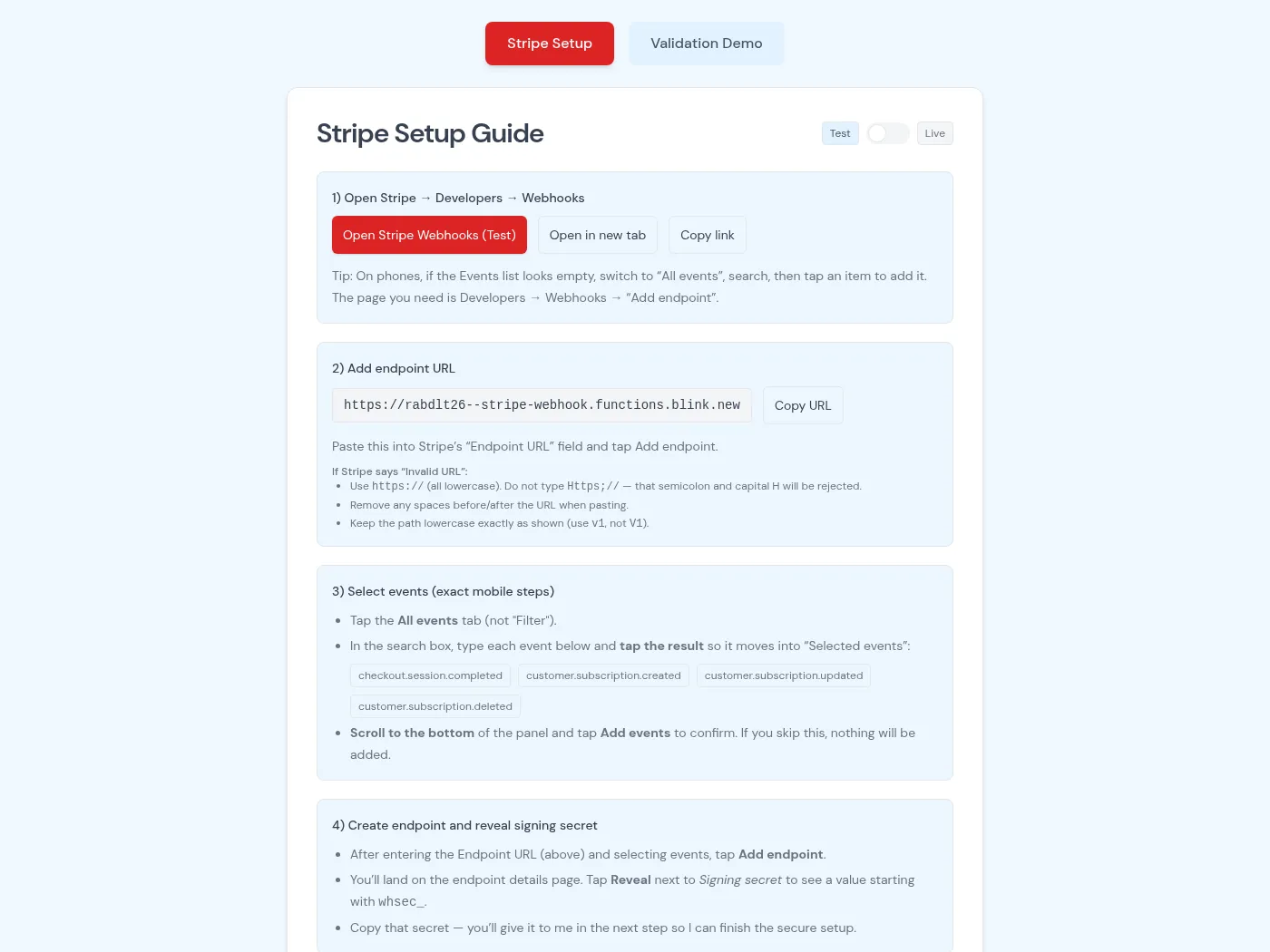 Android Backend Server and Infrastructure