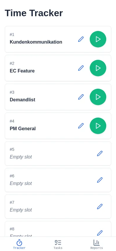 Task Time Tracker for Android