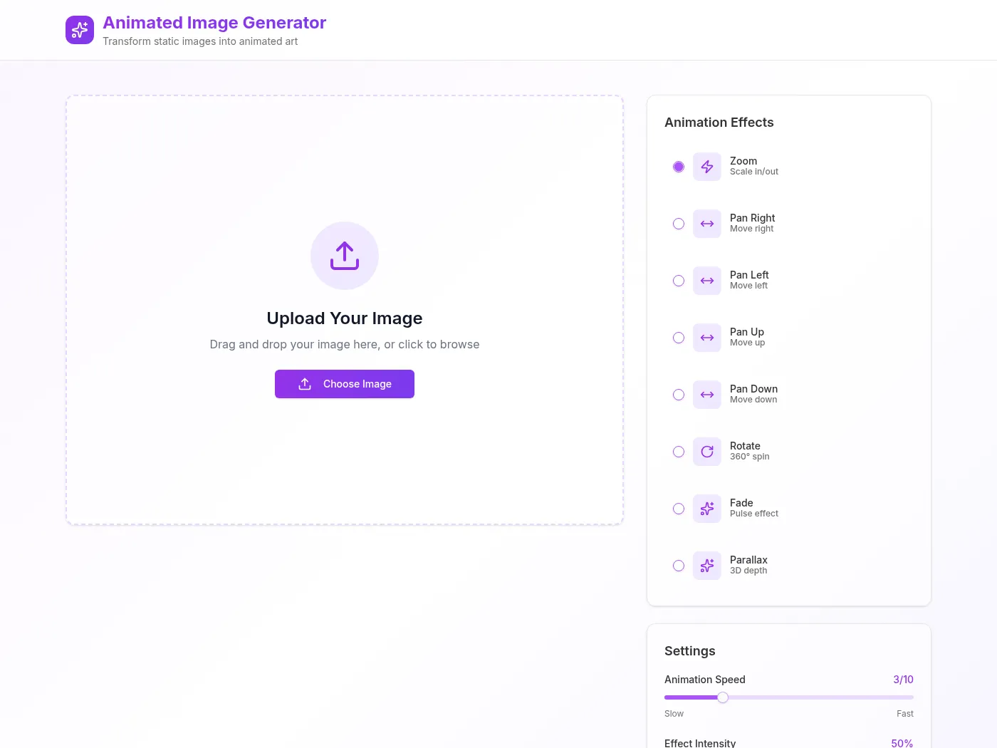 Animated Image Generator