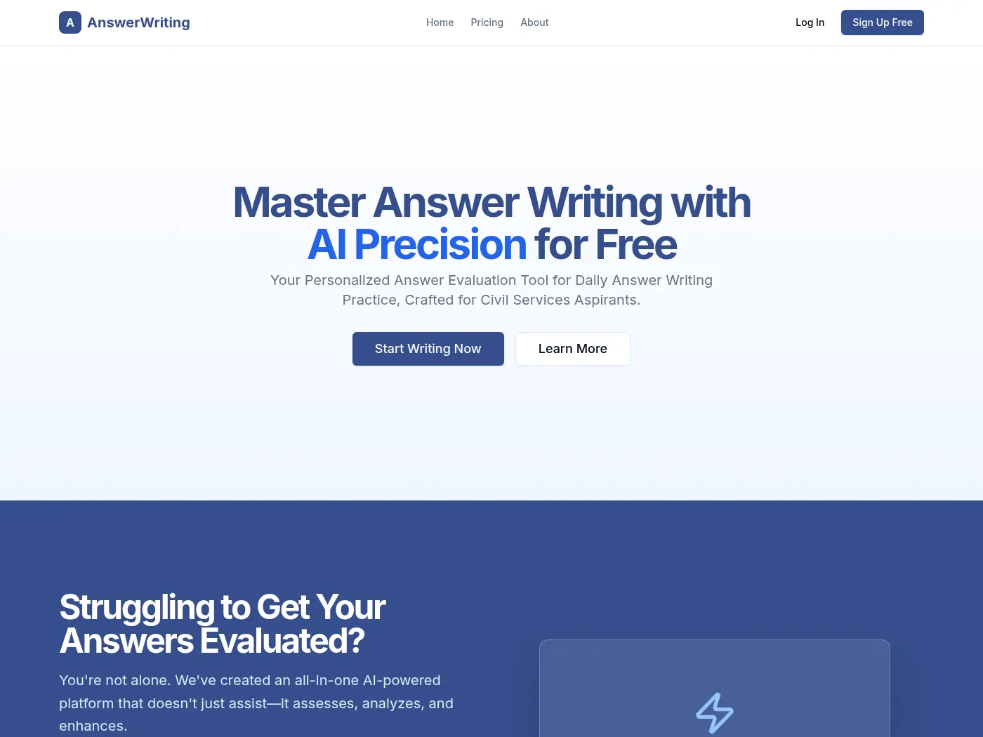 AnswerWriting Clone Platform (Remix)