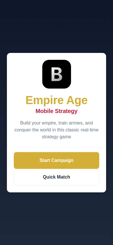 Empire Age Mobile Clone