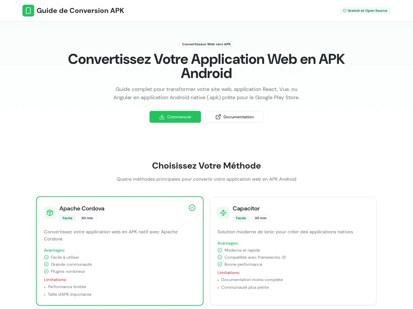 APK Conversion Guide Web App