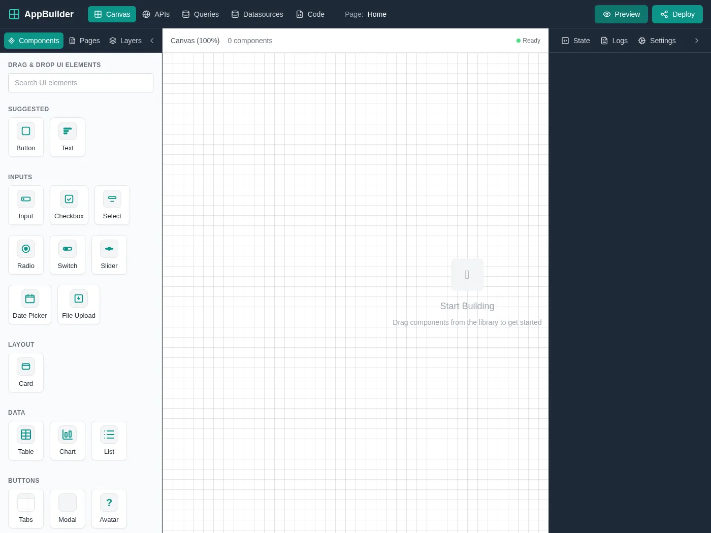 AppBuilder – Low-Code App Platform