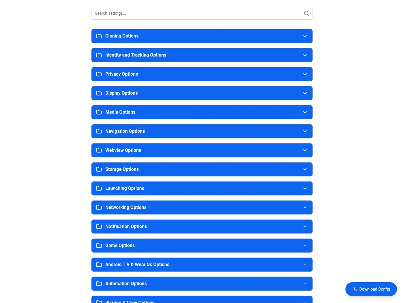 Appcloner Configuration Editor