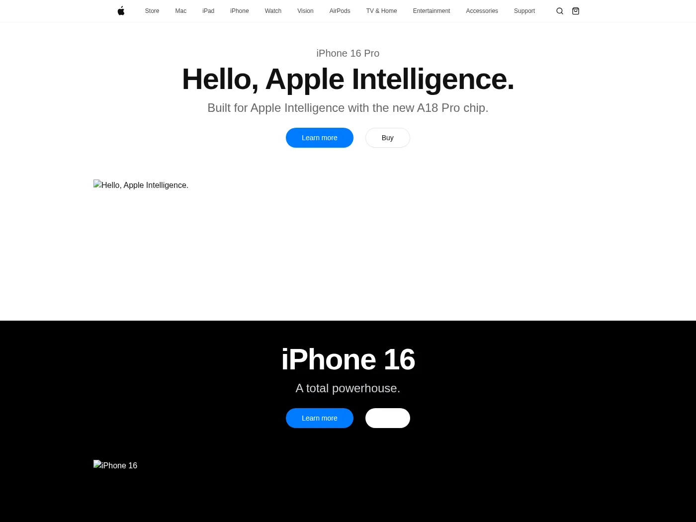 Apple.com Clone