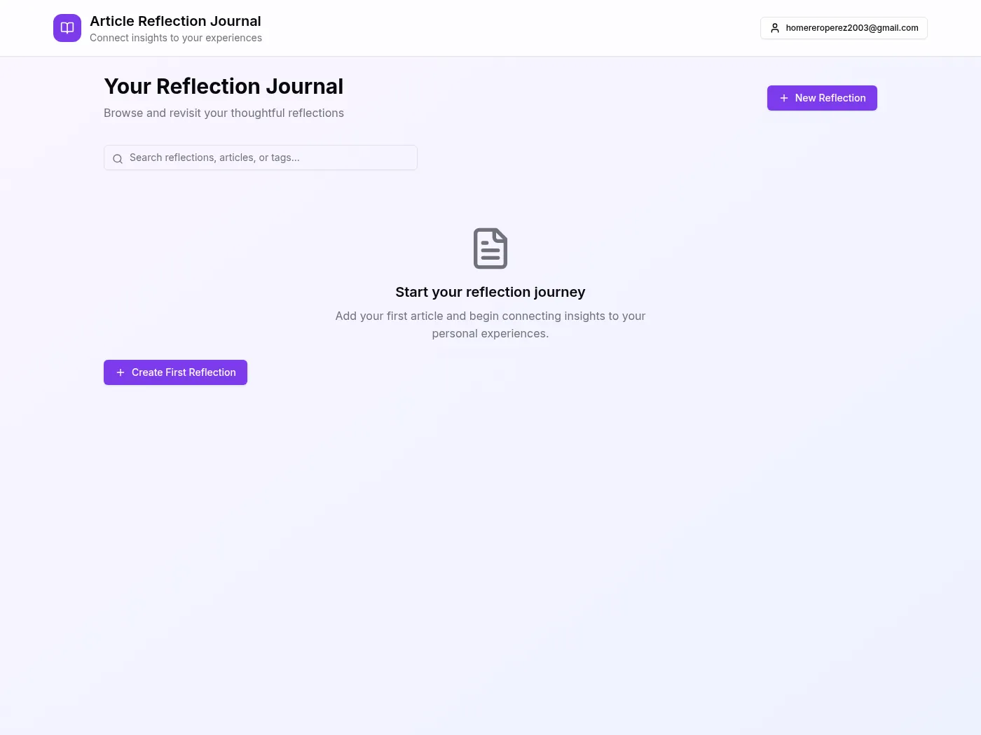 Article Reflection Journal