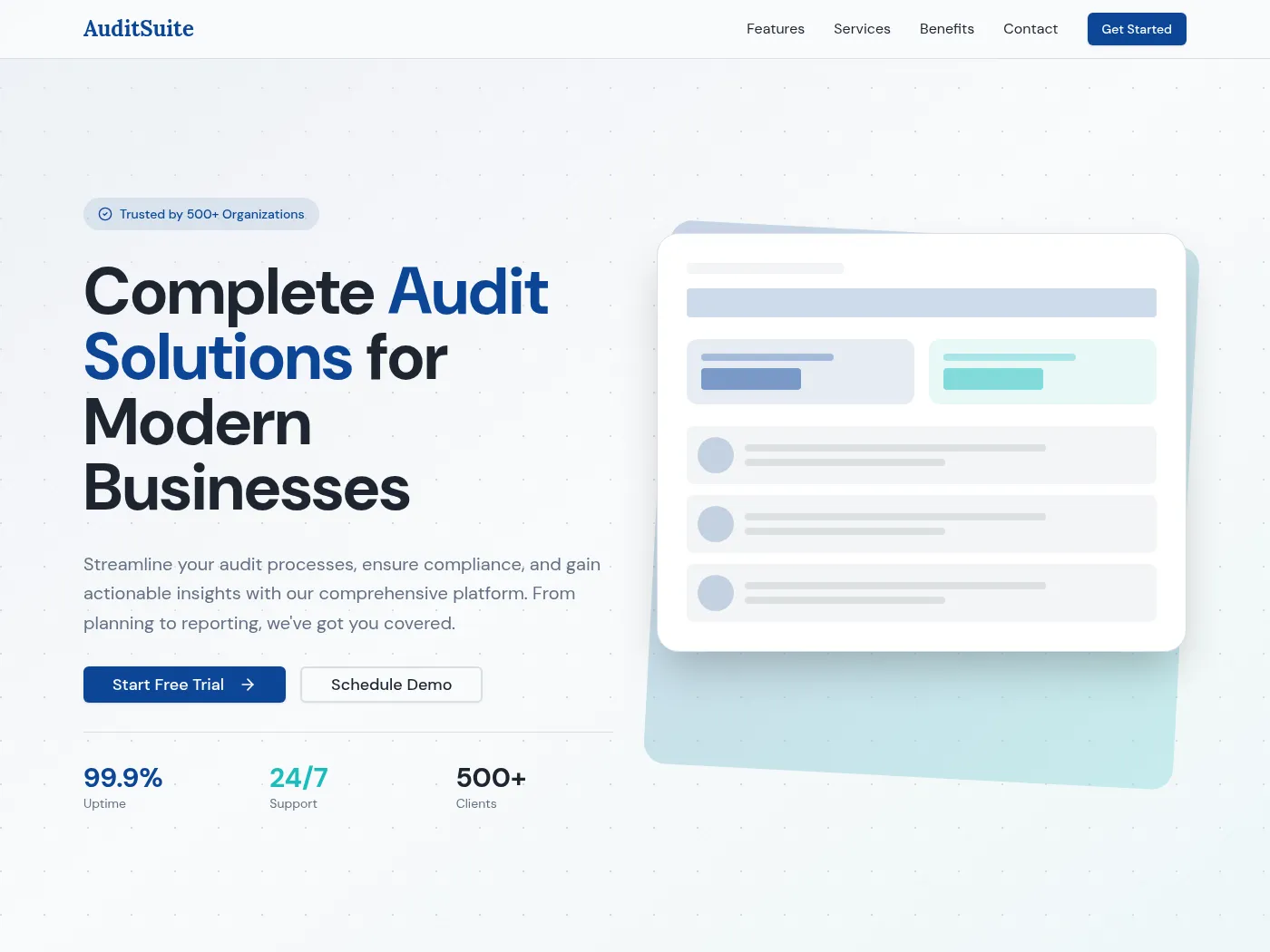 AuditSuite Web Portal