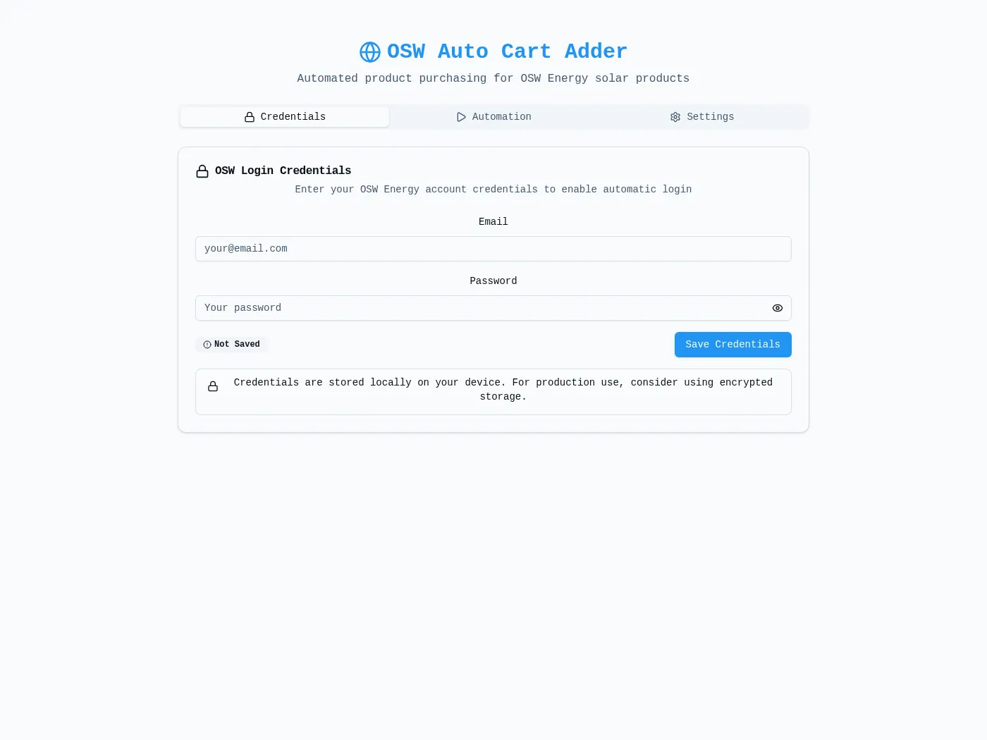 Automated Product Cart Adder Executable