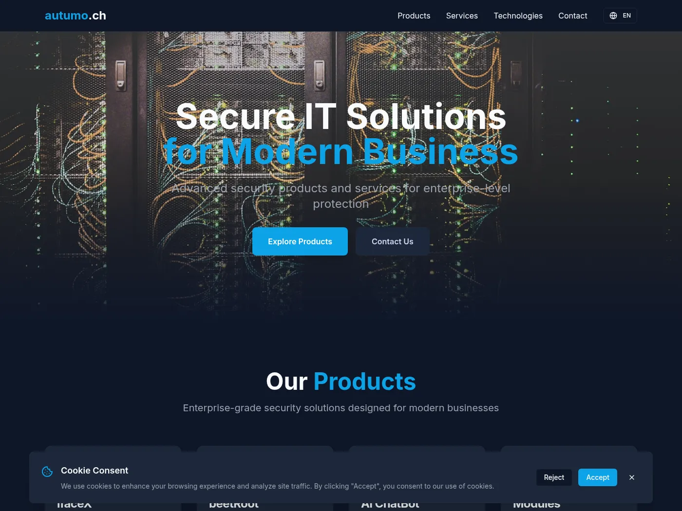 Autumo.ch Web Platform Clone