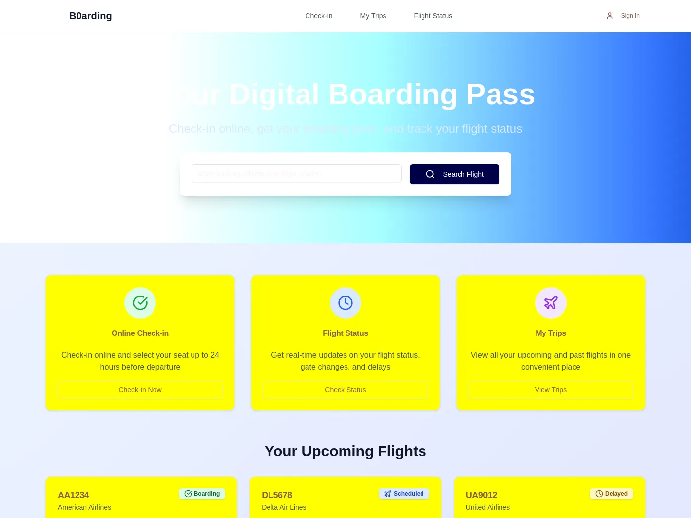 B0arding.com Clone