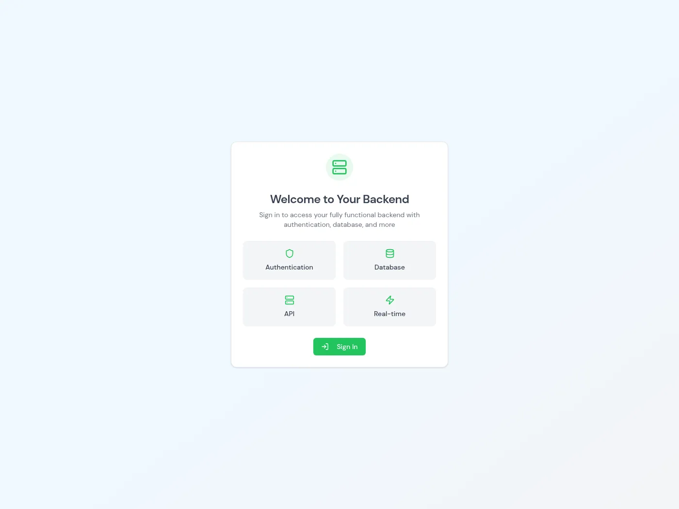 Backend API for Frontend Project