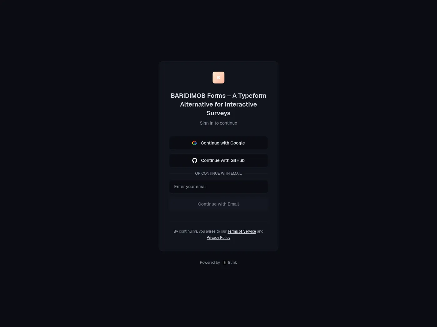 BARIDIMOB Forms – A Typeform Alternative for Interactive Surveys