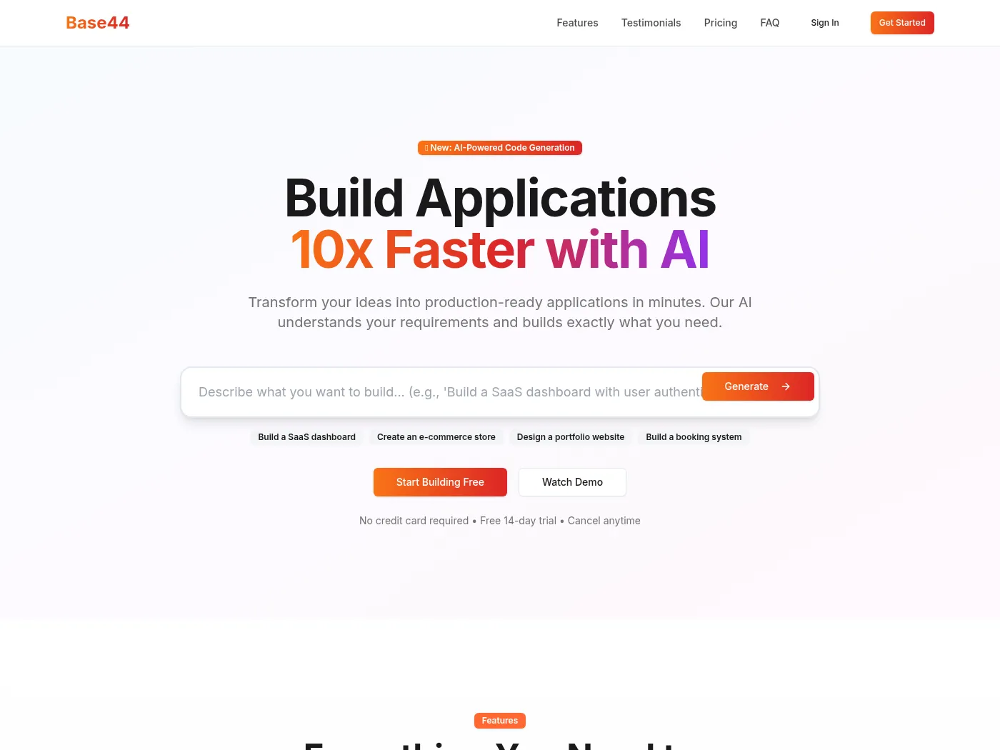 Base44 App Clone