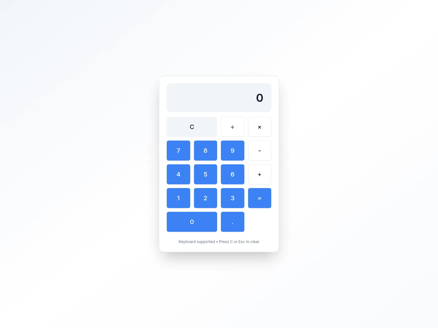 Basic Calculator App