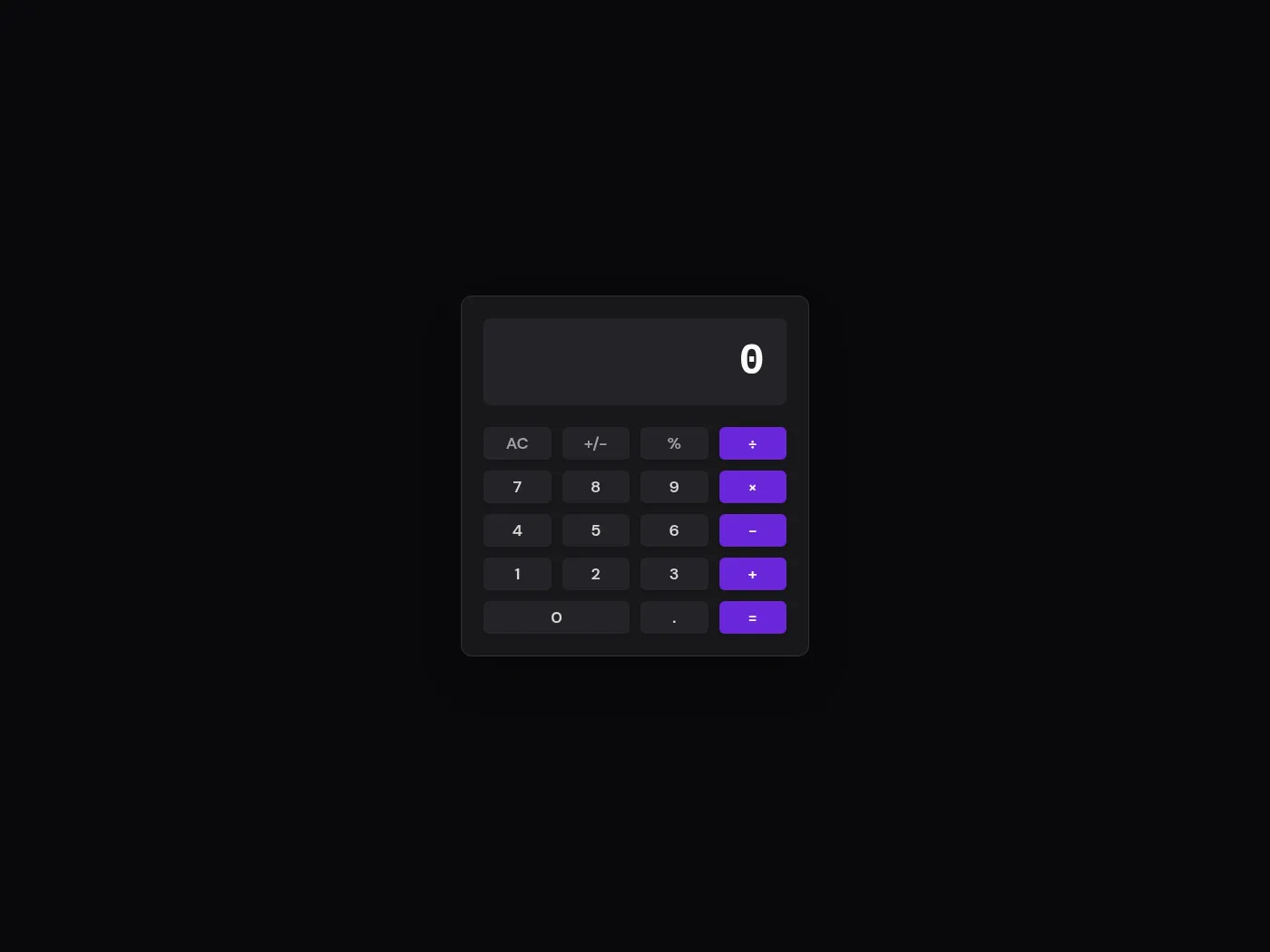 Simple Calculator Web App