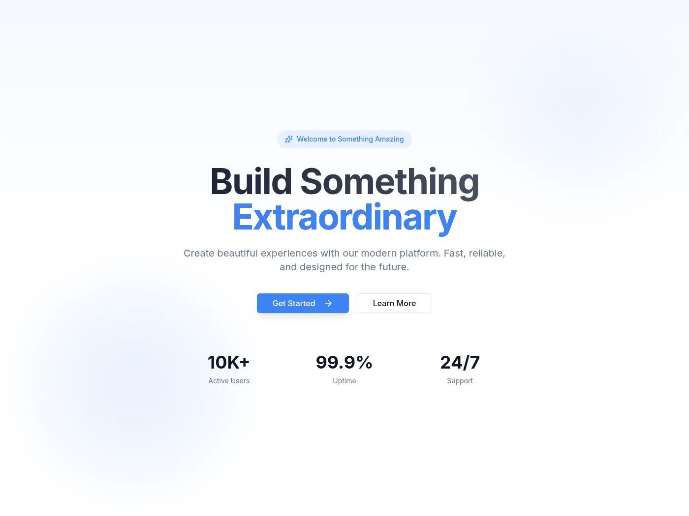 Basic Homepage Builder