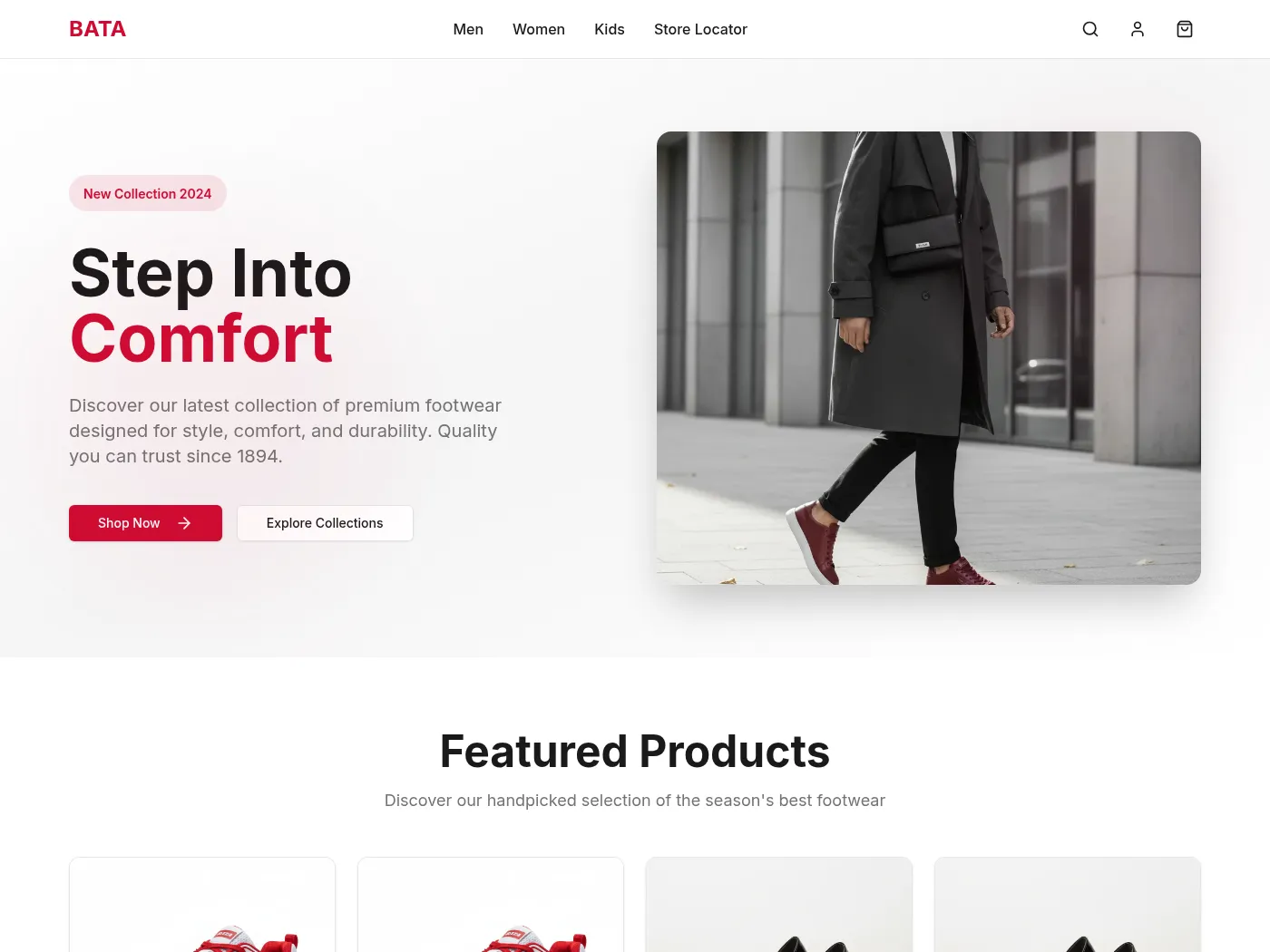 Bata Online Storefront