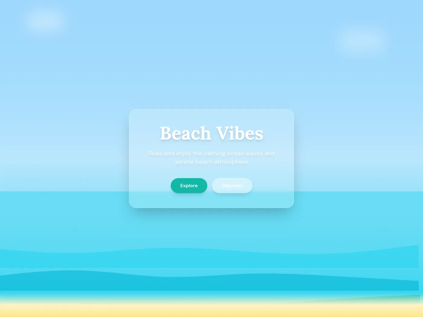 Beach Background Customizer