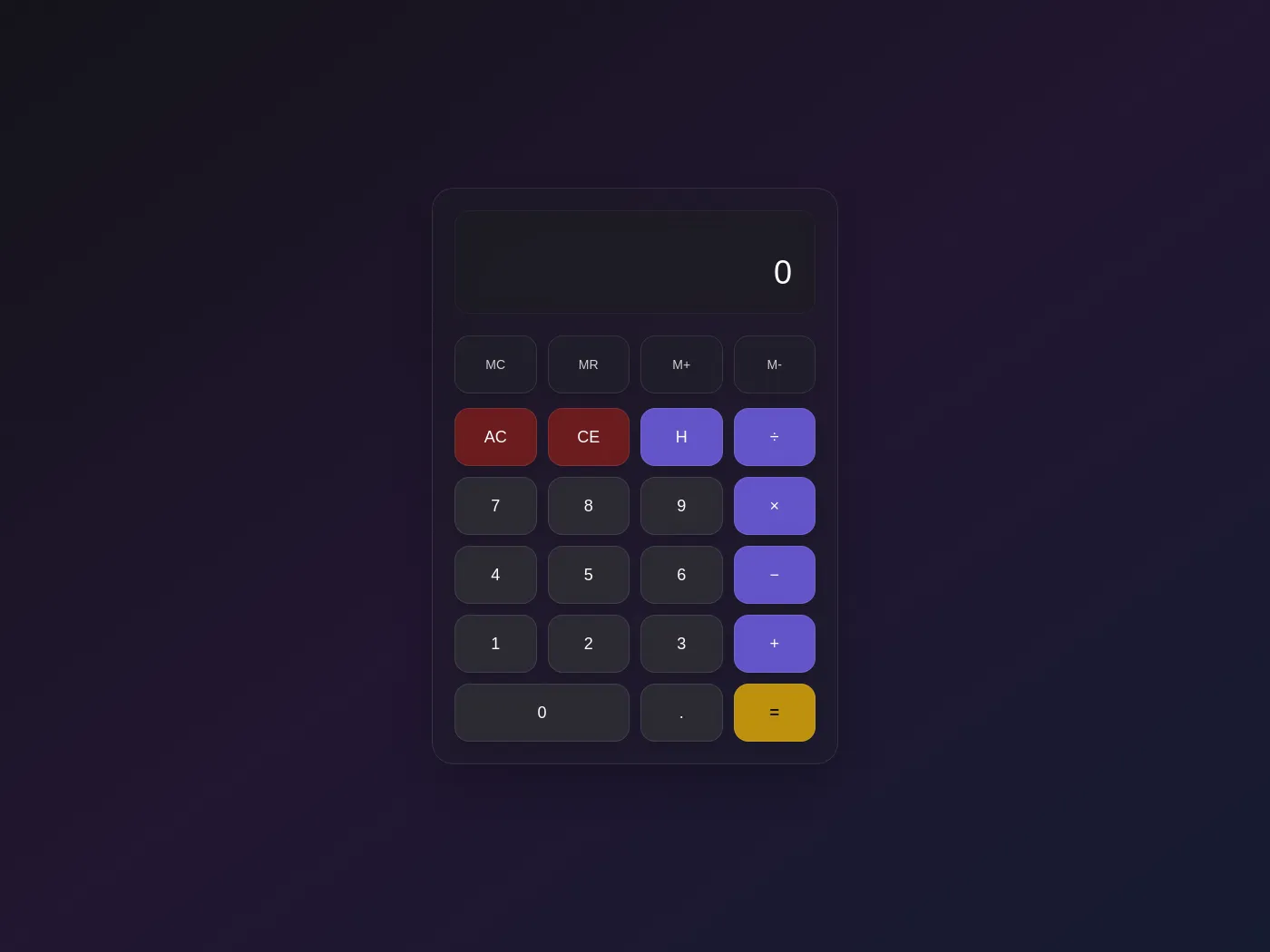 Beautiful Python Calculator with CustomTkinter